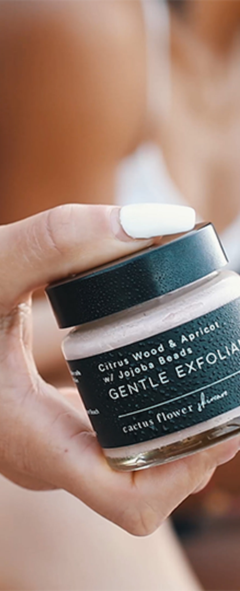 Physical Facial Exfoliant | Gentle Exfoliant | Cactus Flower Skincare ...